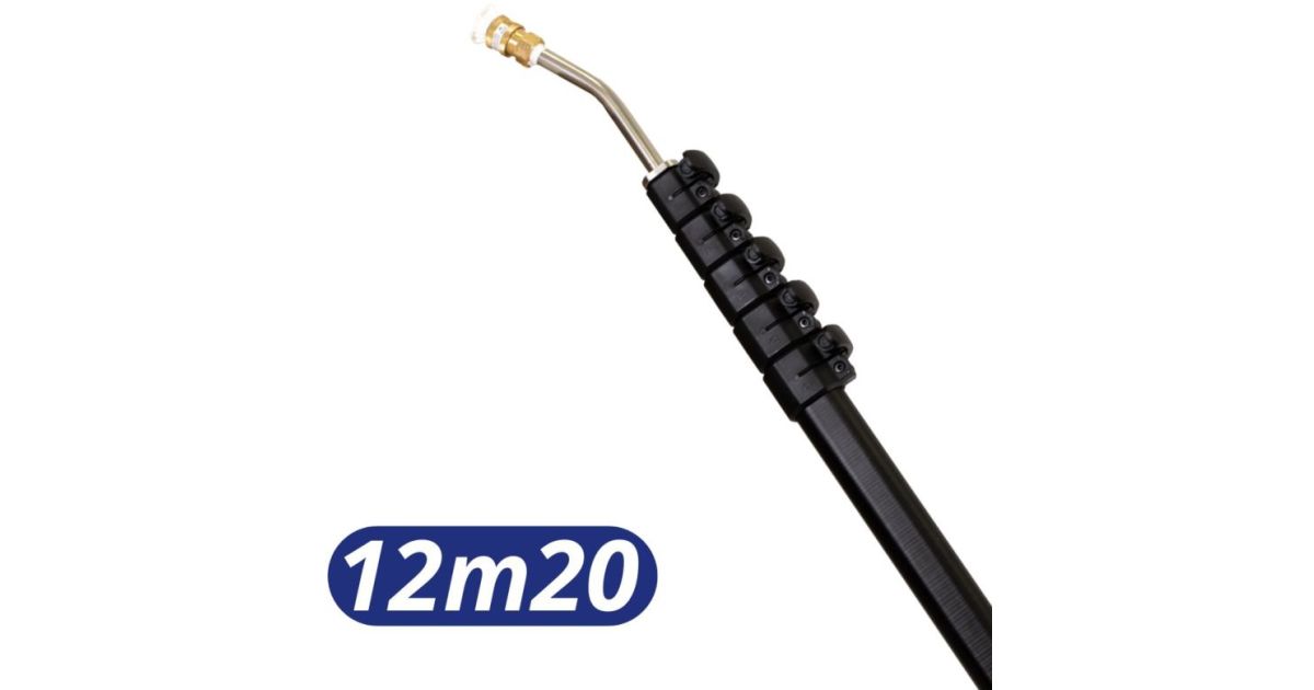 Streamline® OVA8® Perche télescopique Haute Pression avec tête haute ...