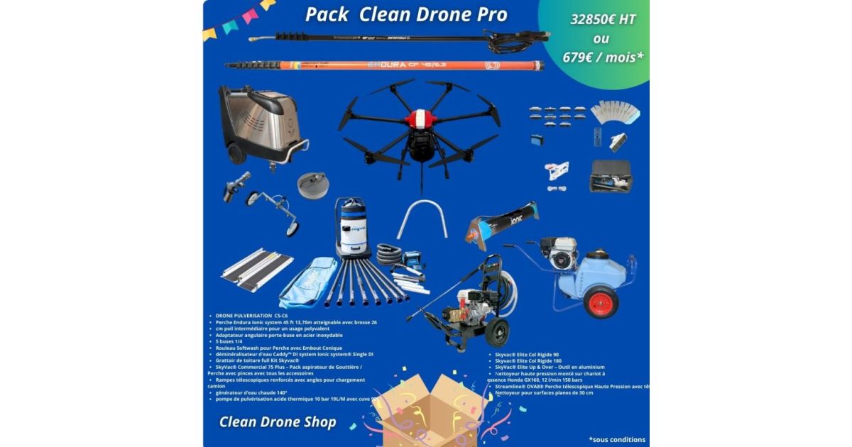 Kit Clean Drone Pro - Clean Drone Shop