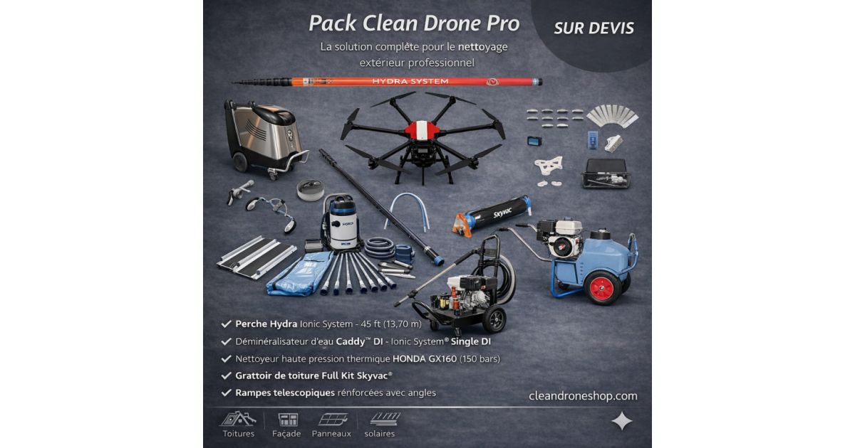 Kit Clean Drone Pro - Clean Drone Shop